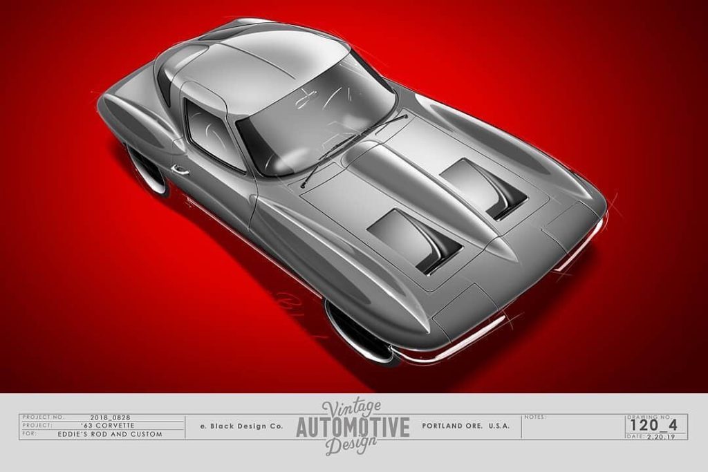 Eddies Rod & Custom Corvette Project - Art Morrison